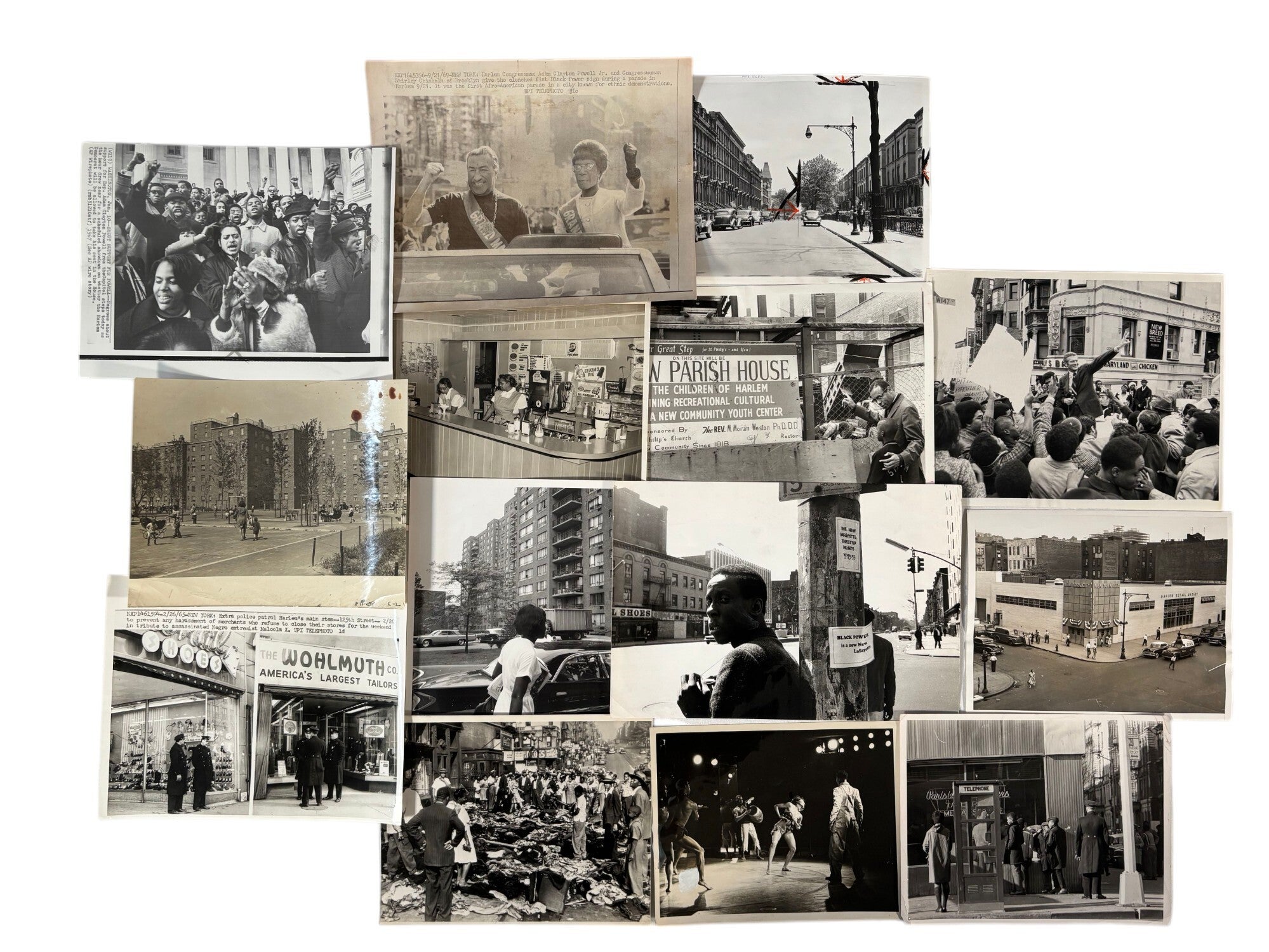 African American Urban History Harlem Press Photo Archive Documenting ...